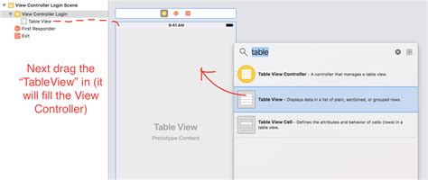 Ios Is It Possible To Create A Non Full Screen UITableView Using