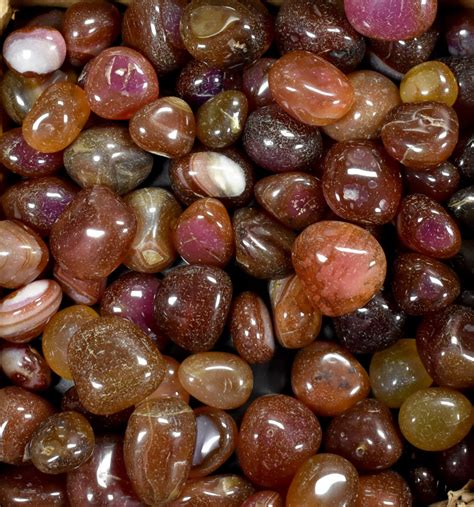 Ruby Red Onyx Exotic Pebbles Cascadestoneworks