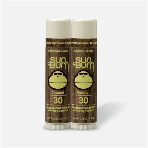 Fsa Eligible Sun Bum Lip Balm Spf 30 Coconut 15 Oz 2 Pack Fsa