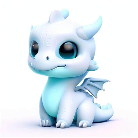 Premium Ai Image A Blue Dragon Figurine With A Blue Dragon On It
