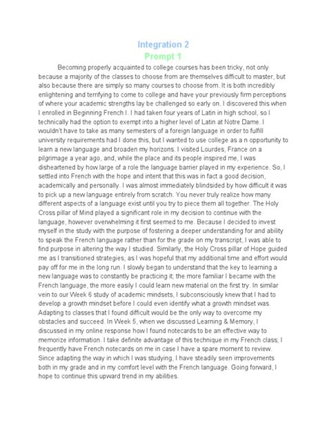 integration 2 pdf communication cognition