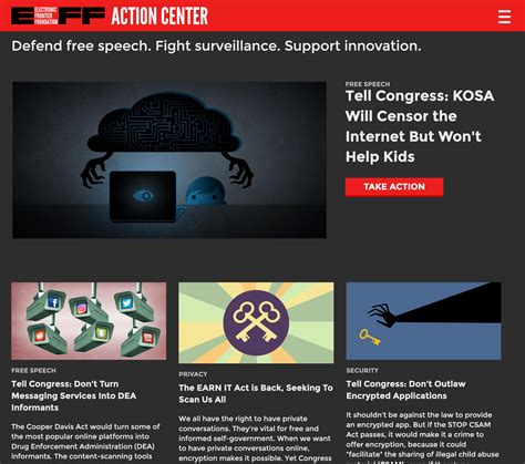 Electronic Frontier Foundation Eff Fonts In Use