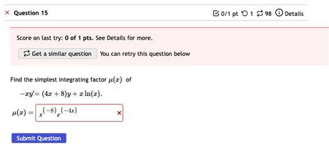 solved score on last try 0 of 1 pts see details for more