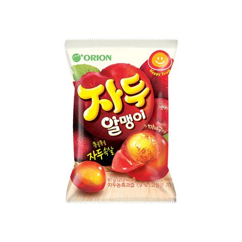 오리온 자두알맹이젤리 배민스토어
