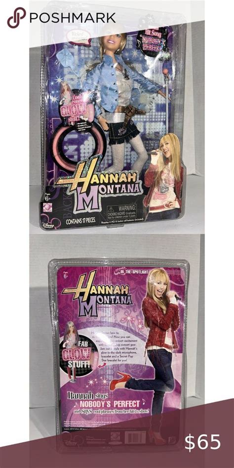 Miley Cyrus 2007 Disney Hannah Montana Doll Sings And Talks Nobodys