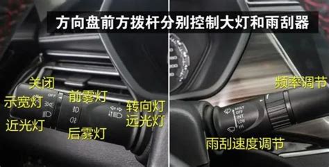 方向灯杆向上是左还是右 有驾