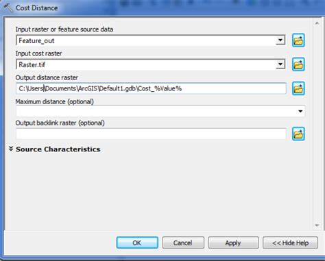 Arcgis Desktop Using Iterator In A Cost Distance Analysis Model With Multiple Destinations