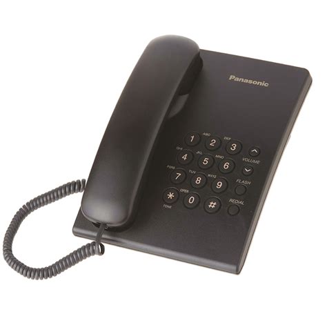 تلفن پاناسونیک کد Kx Ts500fxb چیدمان