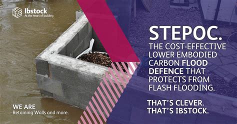 Ibstock Anderton Concrete On Linkedin Stepoc Stepoc Flooddefence