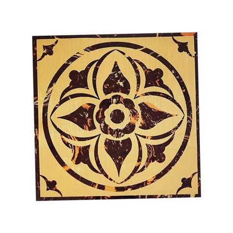 Autocollants Carré Auto Adhésif PVC Diagonale Carrelage Sol Stickers Muraux pour Salle de Bains