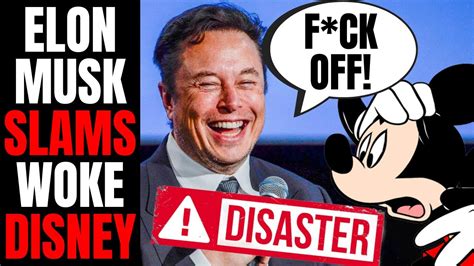 Elon Musk SLAMS Woke Disney AGAIN After Demanding Bob Iger Be FIRED