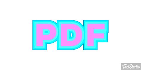 PDF Word Animated GIF Logo Designs