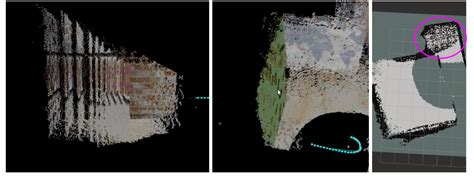 the mapping works for rotation but during translation the point cloud
