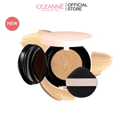 Cezanne Chiffon Fit Cushion Foundation คุชชั่นเนื้อกึ่งแมตต์ ผิวเรียบ