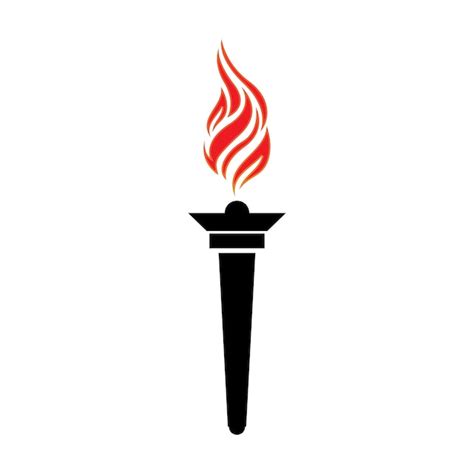 Premium Vector Torch Vector Icon Illustration Design Template