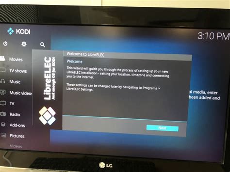 installer libreelec sur un raspberry pi 3 pour avoir une box tv le