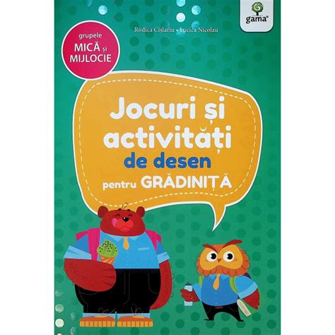 Jocuri Si Activitati De Desen Pentru Gradinita Grupele Mica Si Mijlocie