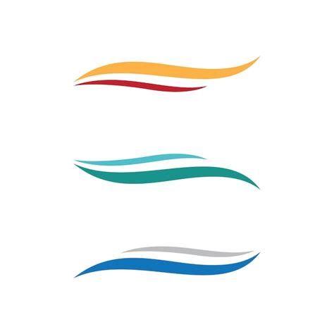 Premium Vector Abstract Swoosh Logo Icon Vector Design Illustration