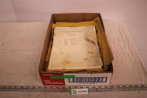 Box Of Massey Ferguson Booklets Bodnarus Auctioneering