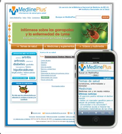 MedlinePlus en español Turns Ten!. NLM Technical Bulletin. 2012 Nov–Dec