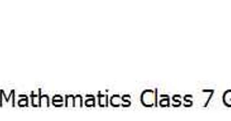 Selina Publishers Concise Mathematics Class 7 Guide Imgur