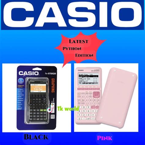 CASIO Fx GIII Graphics Calculator Phyton Edition Shopee Malaysia