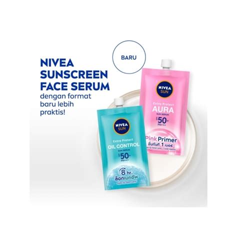 Jual ORIGINAL Nivea Sun Extra Protect Face Serum SPF 50 Oil Control 7mL