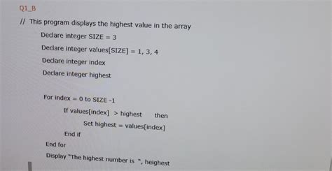 Solved Qi What Is The Error In The Following Pseudocode Chegg