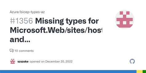 Missing Types For Microsoft Web Sites Host And Microsoft Web Sites Host