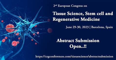 Coalesce Research Group On Linkedin Tissue Science Stem Cell And
