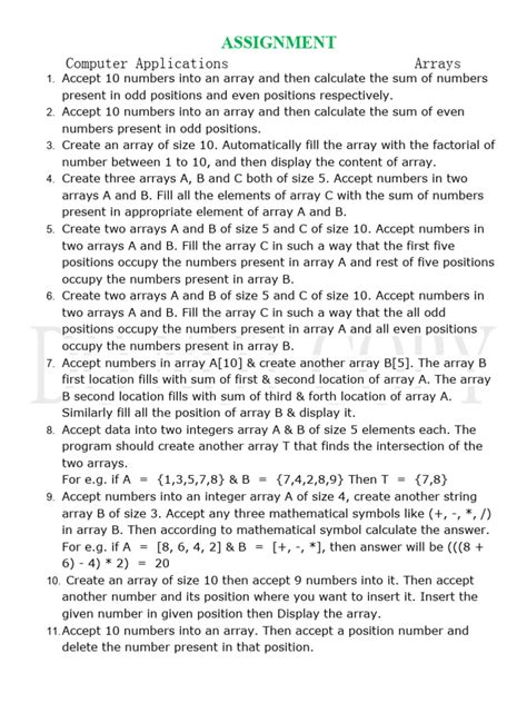 Computer Appications Pdf Integer Computer Science Numbers