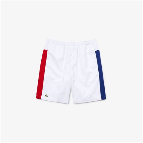 Lacoste Mens Sport Two Ply Colorblock Tennis Shorts 193869605025