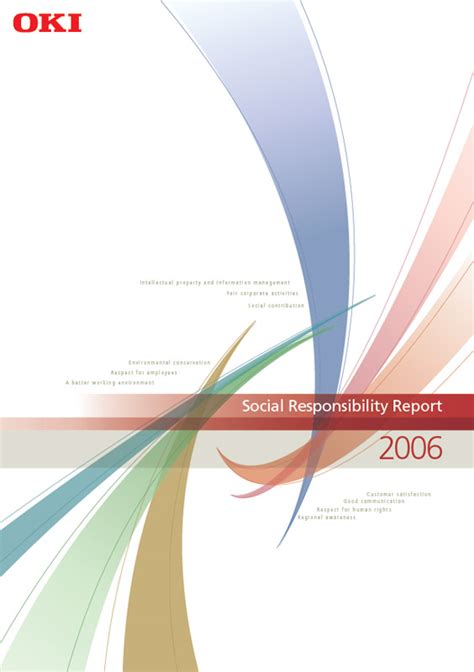 Csr Report Archives Report Sustainability Oki
