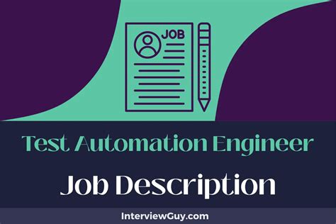 Test Automation Engineer Job Description Updated For 2025