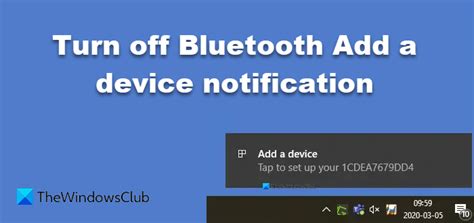 Bluetooth Add A Device Notification Every Minute On Windows 11 10