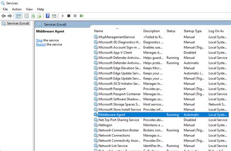 Windows Middleware Docs