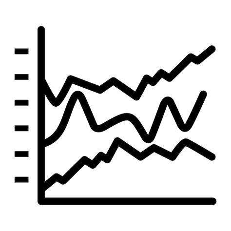 Premium Vector Stacked Graph Glyph Solid Black Illustration