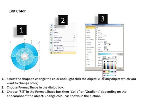 Circular Puzzle Flowchart Process Diagram PowerPoint Presentation