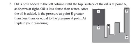 Solved One Important Biological Application Of Hydrostatic