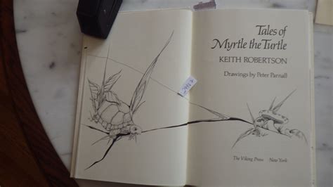 Tales Of Myrtle Turtle In Color Dustjacket Juvenile By Keith Robertson Illustrated Drawings