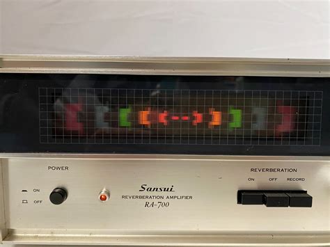 Vintage Sansui Ra 700 Reverberation Time Amplifer 4633217399