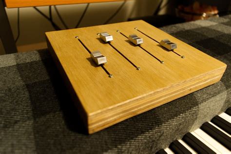 i made a midi controller out of scrap wood r arduino