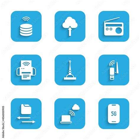 Set Antenna Network Cloud Connection Mobile With 5g Usb Wireless