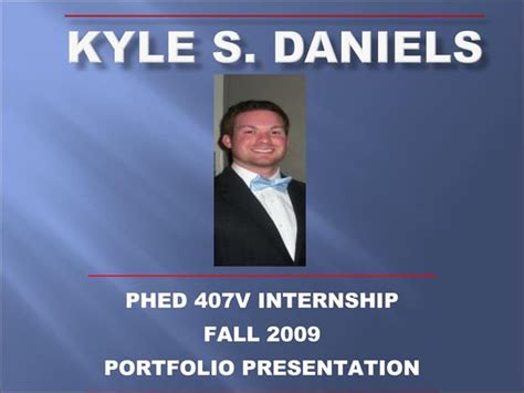 Internship Power Point Presentation Ppt