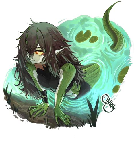 Kairyu Crocodile Beastiez Drawn By Szei Danbooru