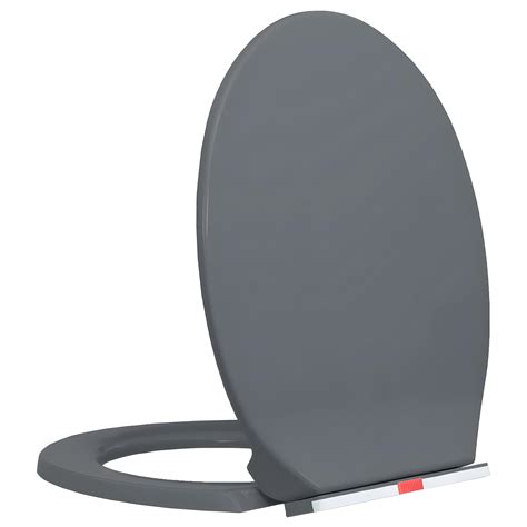 Siège de toilette à fermeture en douceur abattant WC lunette cuvette salle de bain maison