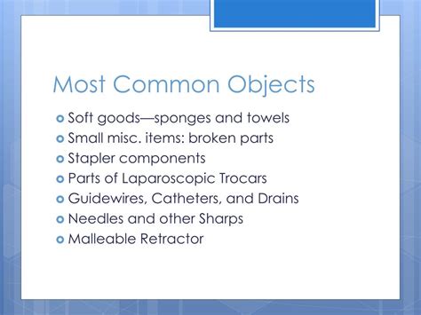 Ppt Preventing Unintended Retained Foreign Objects Urfo Powerpoint Presentation Id 3945927