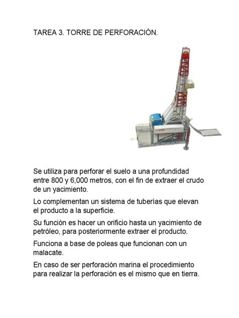 Torre De Perforación Pdf