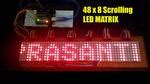 48 X 8 Scrolling LED Matrix Using Arduino Jpralves Net