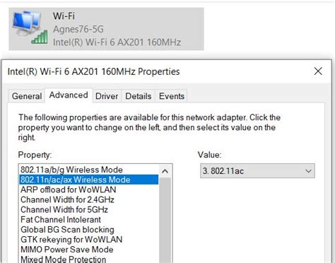 My Intelr Wi Fi 6 Ax201 160mhz Network Adapter Is Not Working